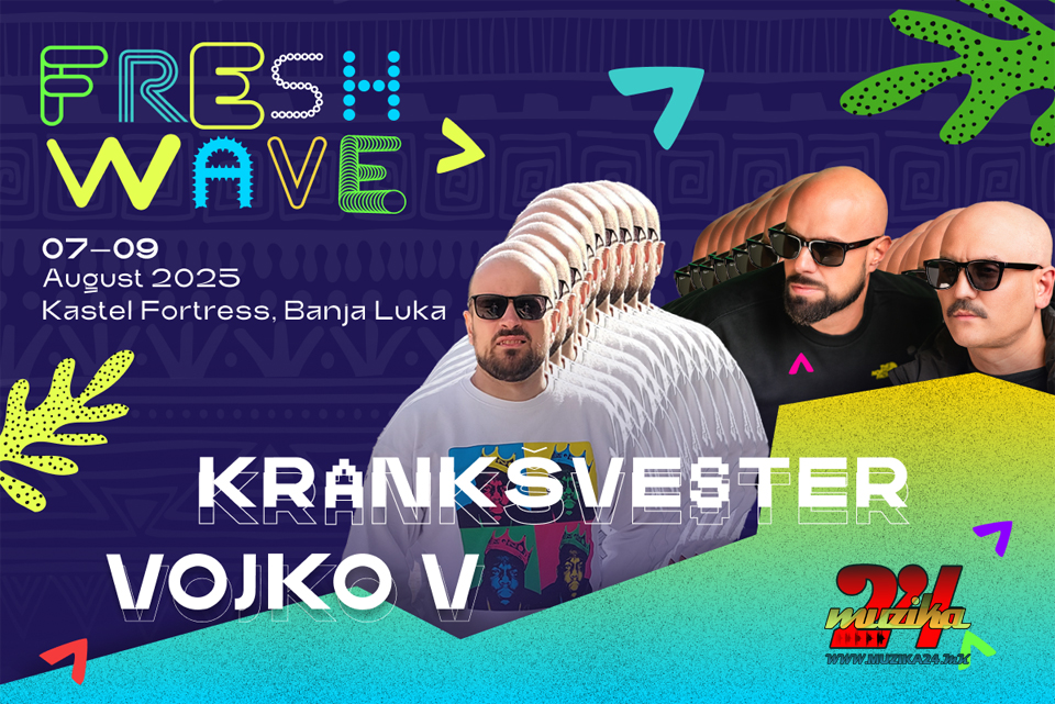 Спремете се за експлозија на „Freshwave 2025“: Bojko V и Krankšvester го палат Кастелот - Музика24